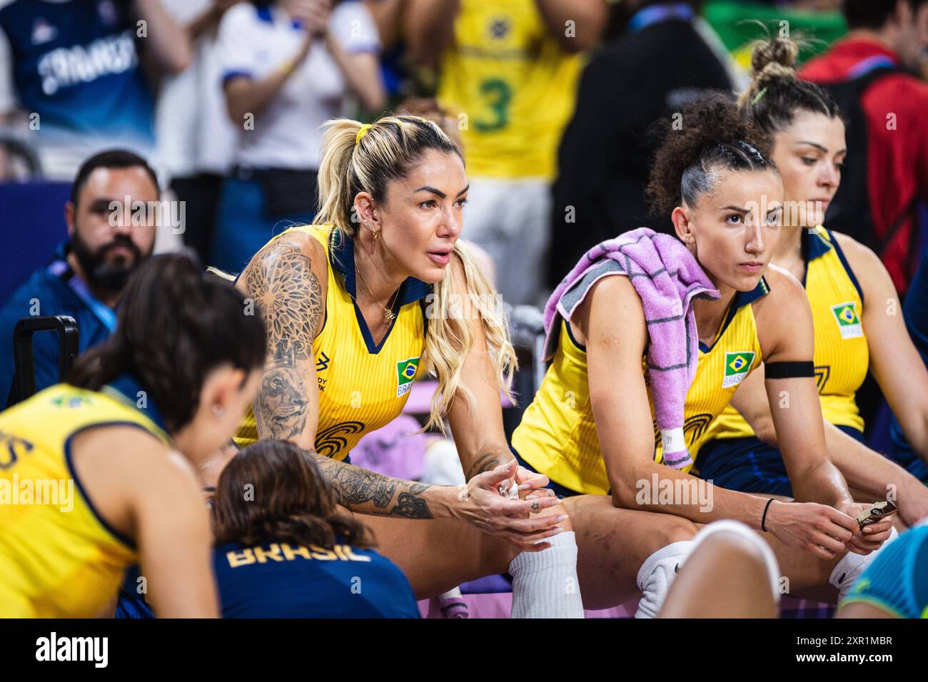 PARIS, IF - 08.08.2024: BRAZIL X USA WOMEN'S INDOOR VOLLEYBALL ...