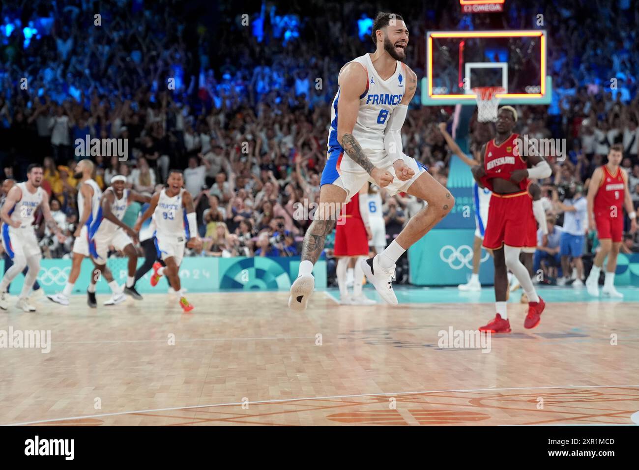 Paris, France. 08th Aug, 2024. Olympics, Paris 2024, basketball, France ...