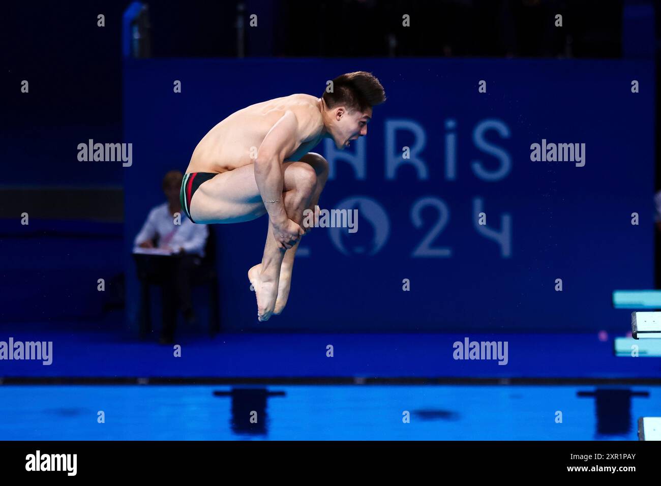 PARIS, FRANCE - AUGUST 08: Osmar Olvera Ibarra of Team Mexico performs ...