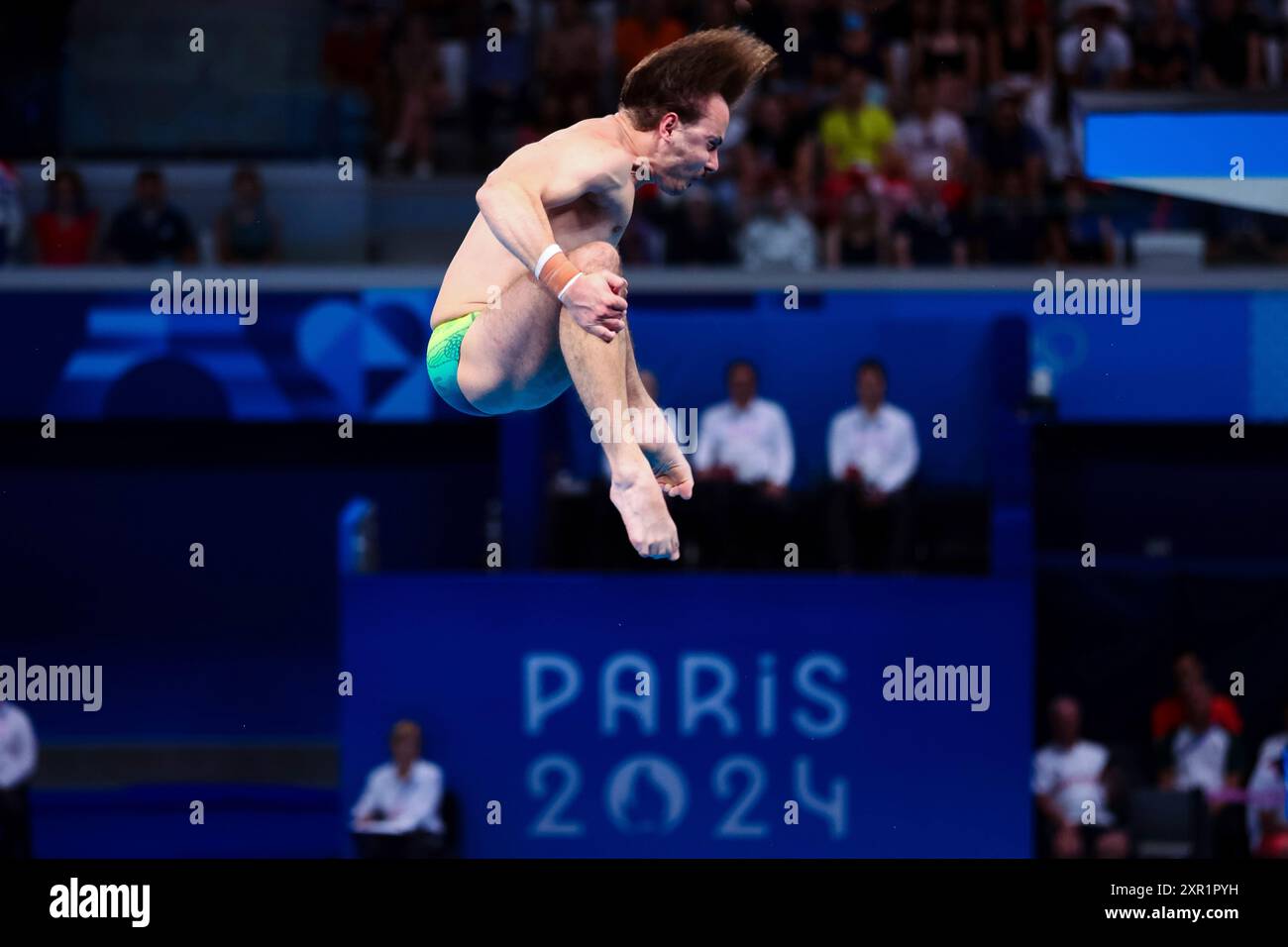 PARIS, FRANCE - AUGUST 08: Kurtis Mathews of Team Australia performs ...
