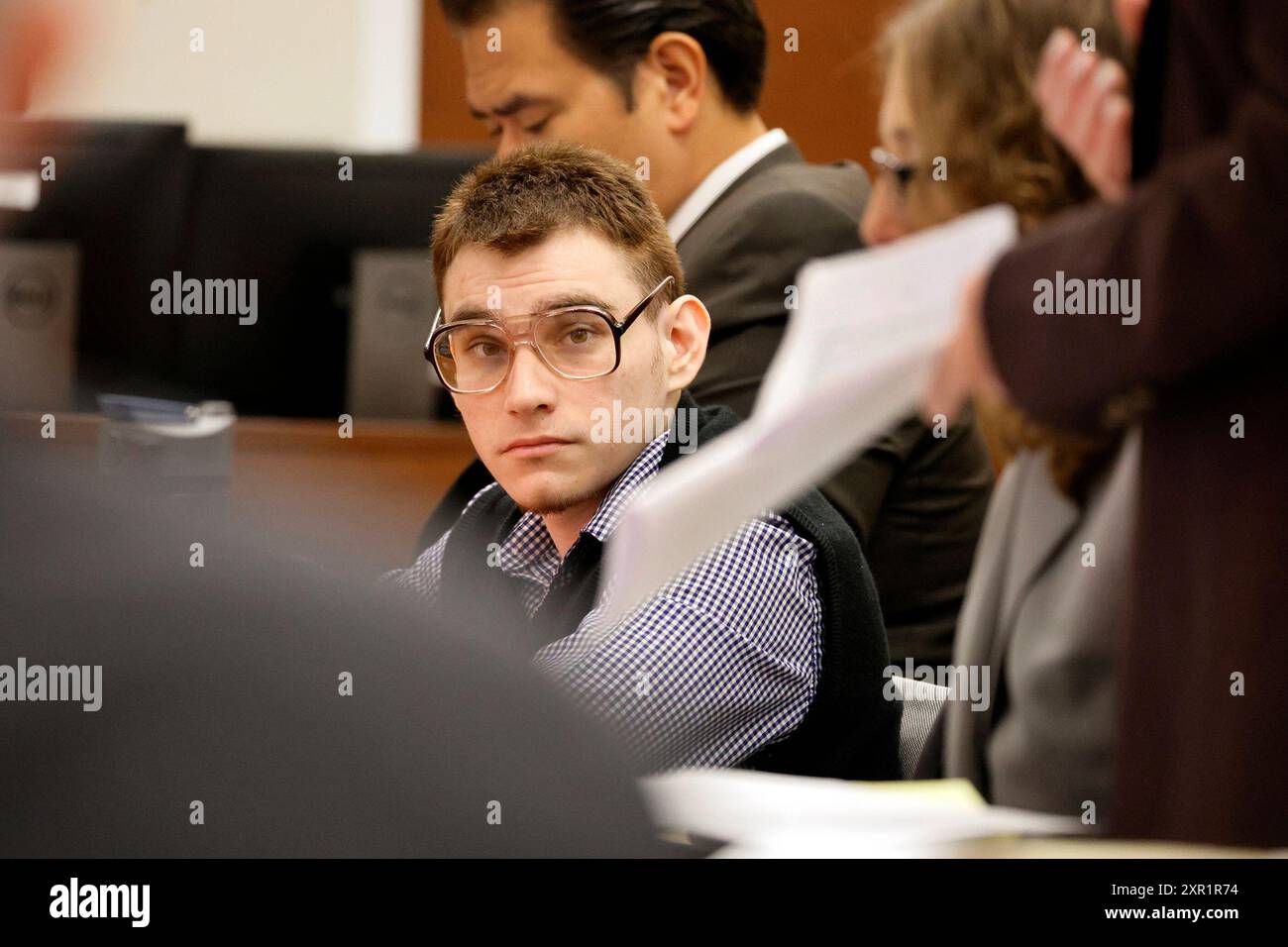 FIL.E - Marjory Stoneman Douglas High School shooter Nikolas Cruz sits ...