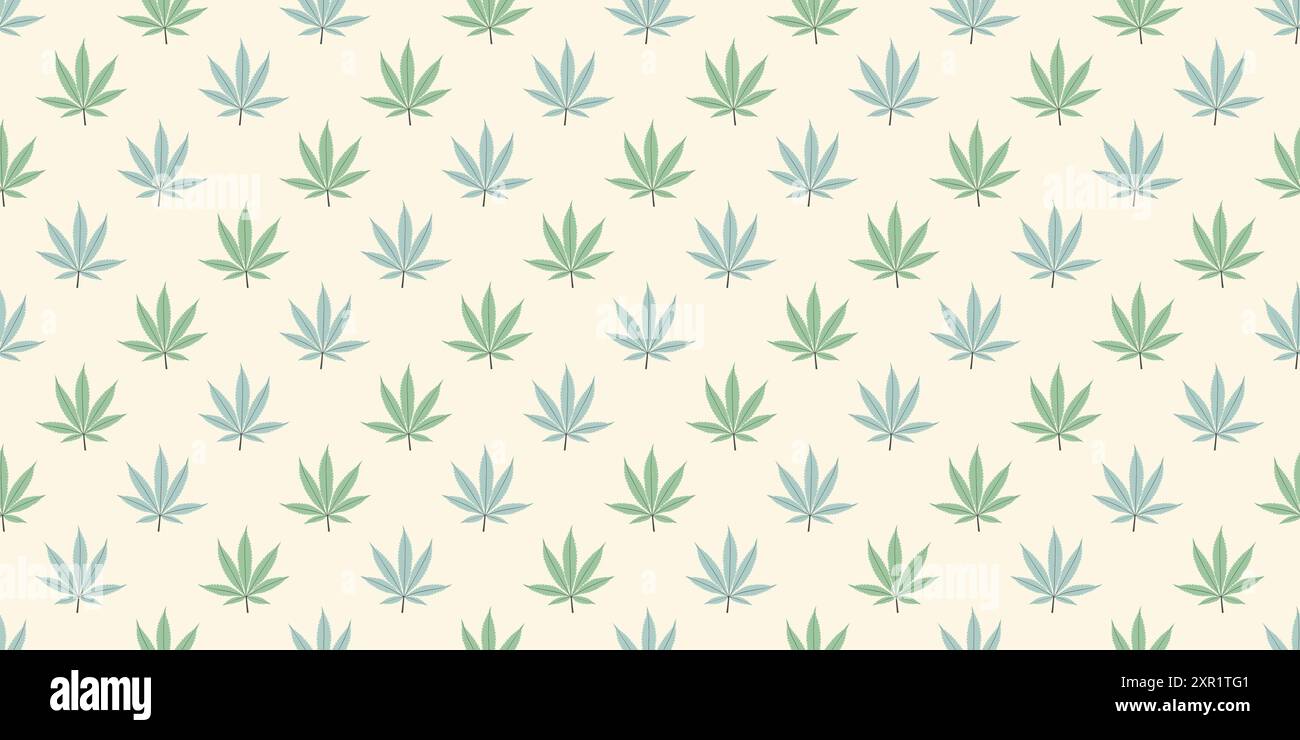 Seamless marijuana background with geometric leaves pattern Stock ...