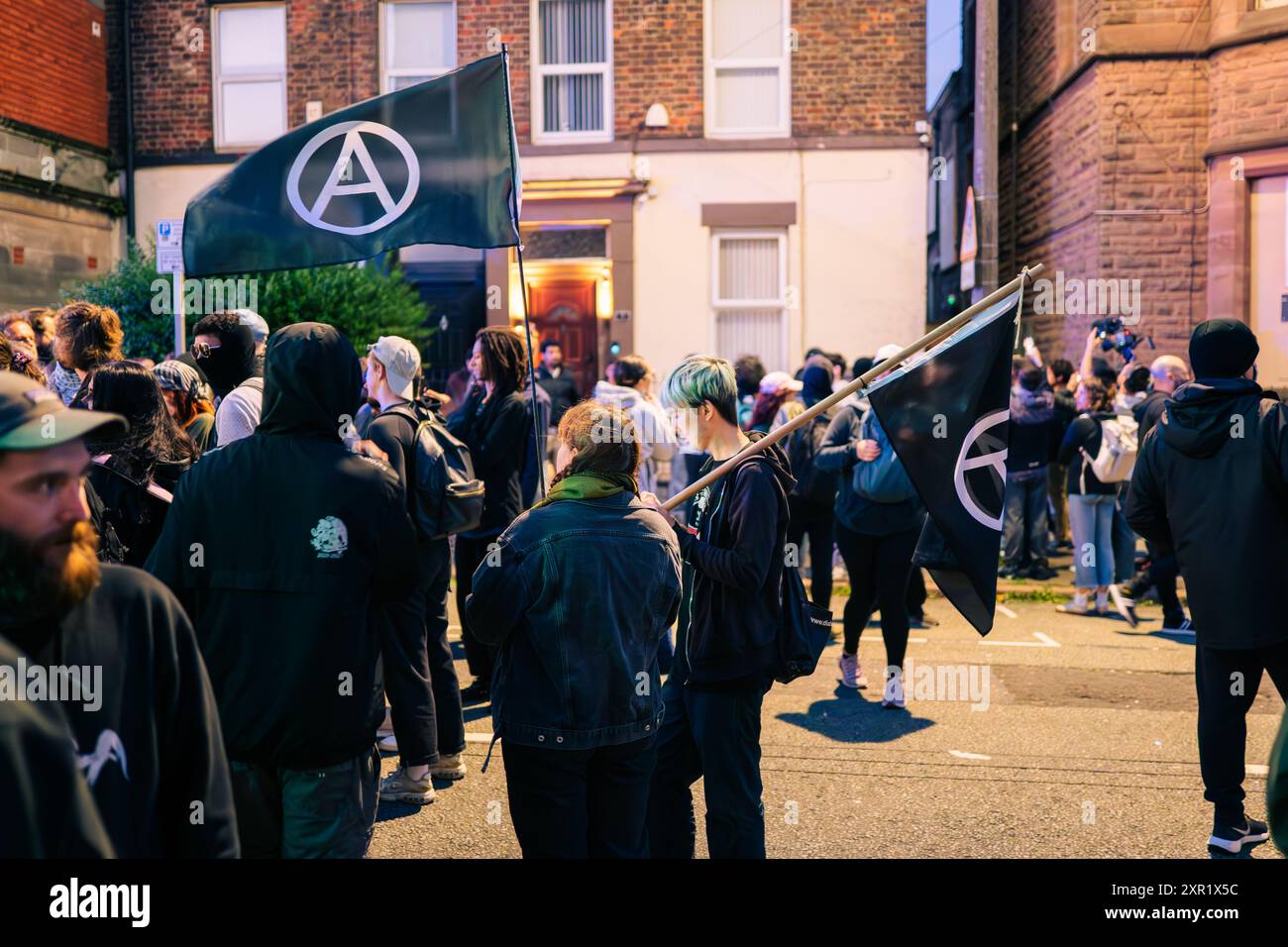 Peaceful Anti Racist March to protect Asylum Link in Liverpool on the 7 ...