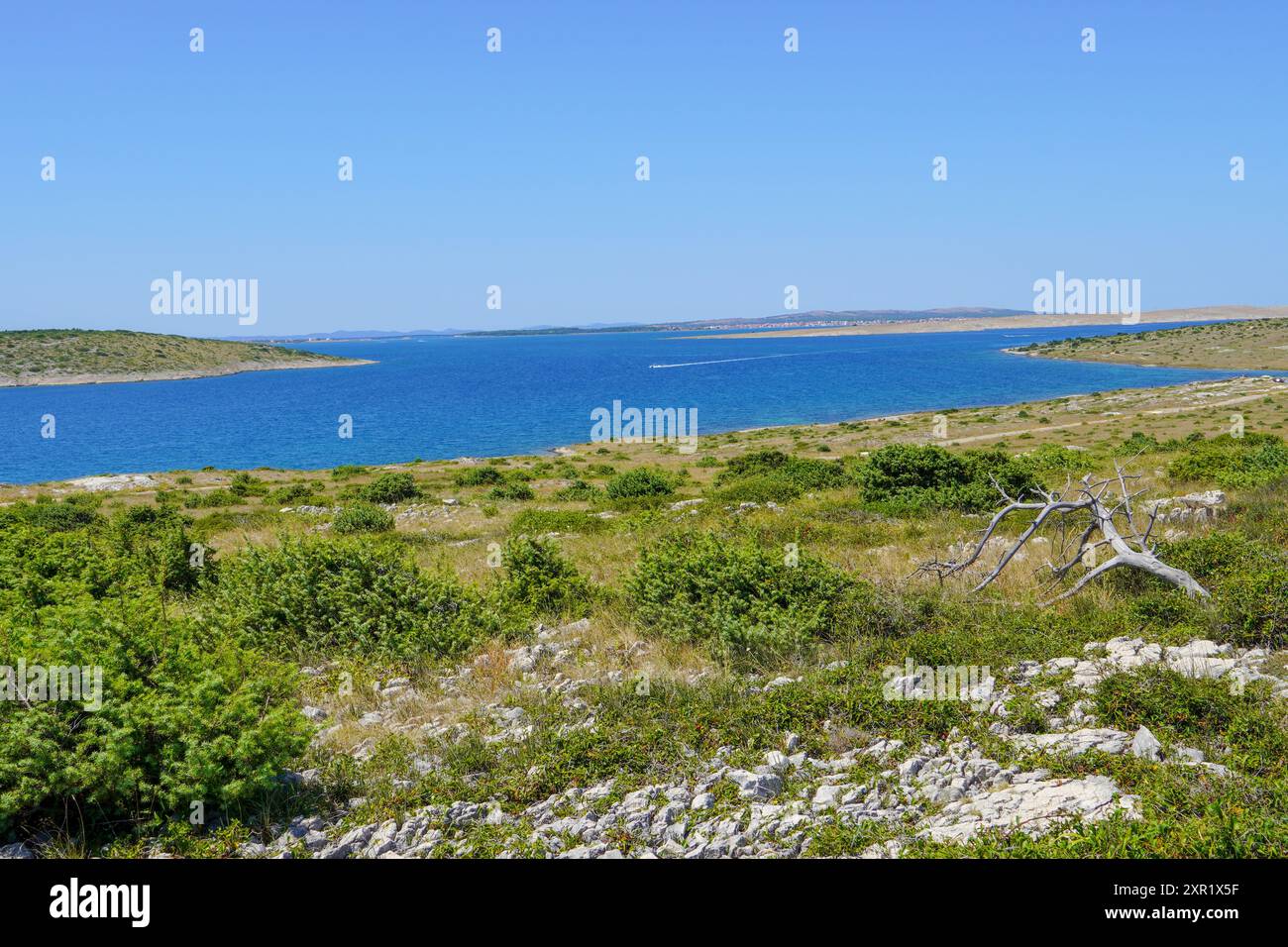 Beach landscape from cliff top Stock Photo - Alamy