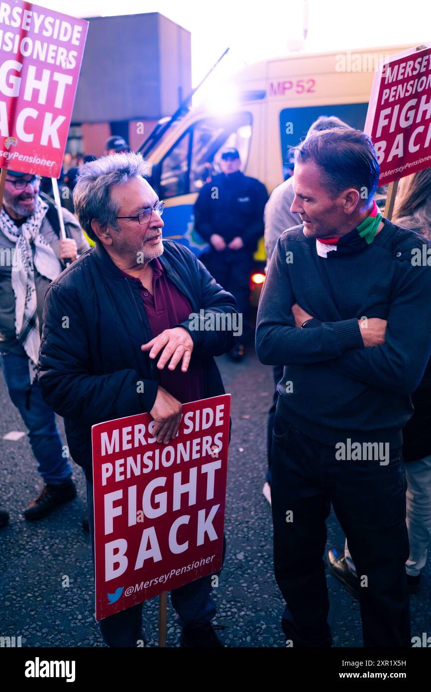 Peaceful Anti Racist March to protect Asylum Link in Liverpool on the 7 ...