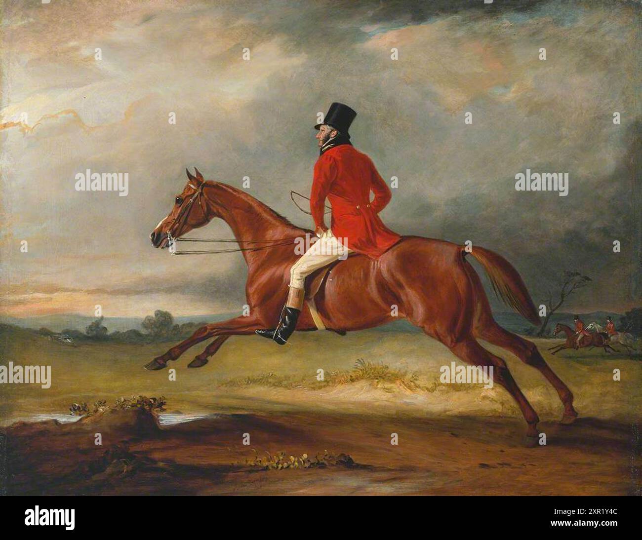 Ferneley I, John E.; Major Healey, Wearing Raby Hunt Uniform, Riding ...