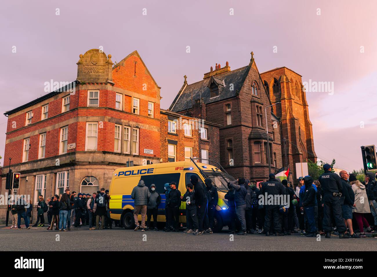 Peaceful Anti Racist March to protect Asylum Link in Liverpool on the 7 ...