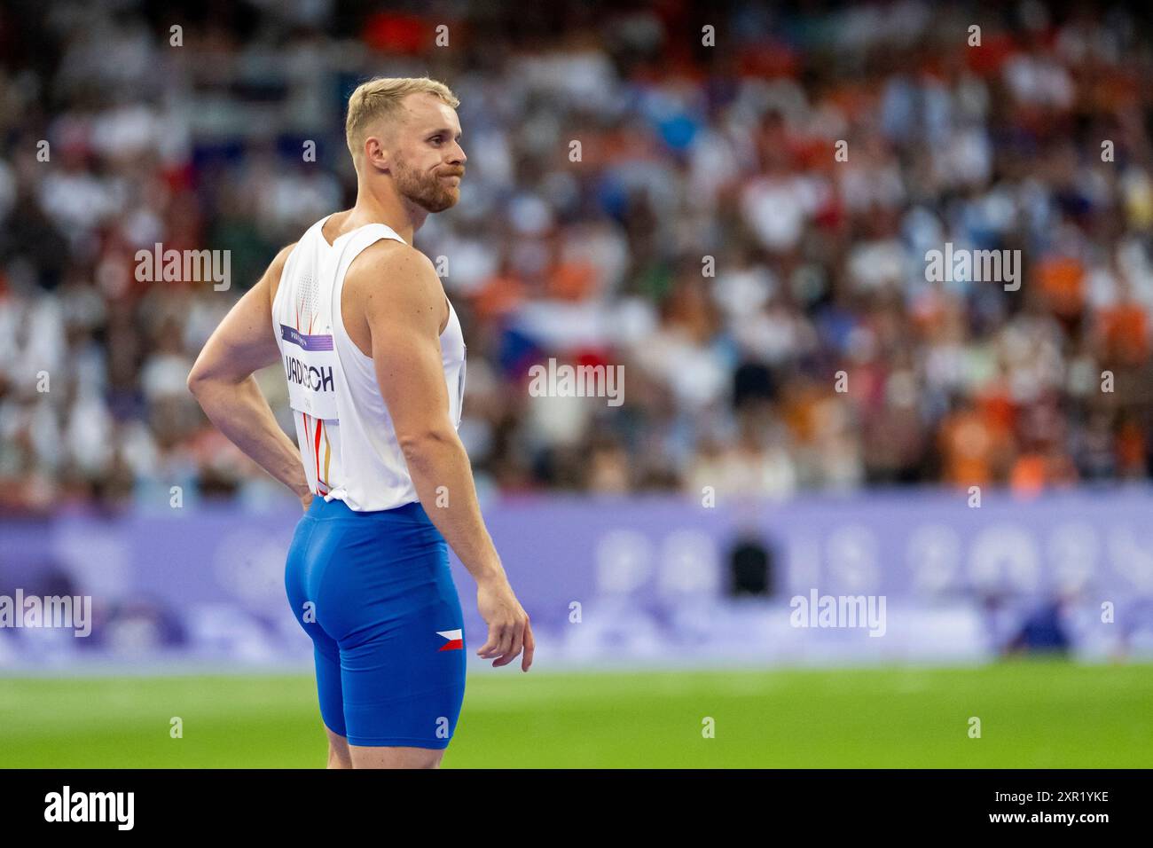 Paris, France. 08th Aug, 2024. Jakub Vadlejch of Czech Republic ...