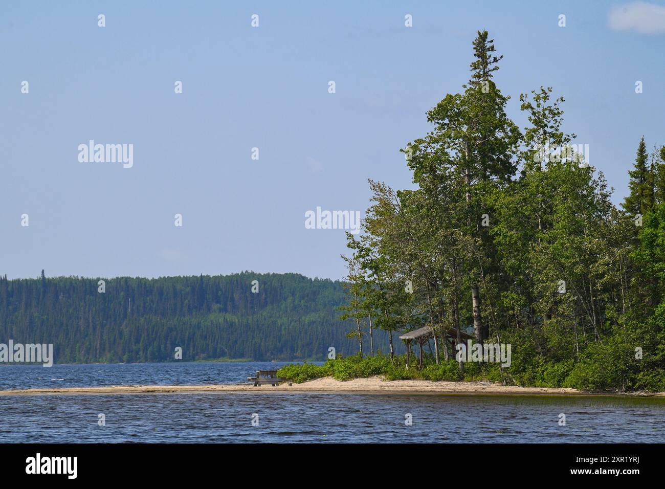 Lake Mistassini is the largest freshwater lake in the province of ...