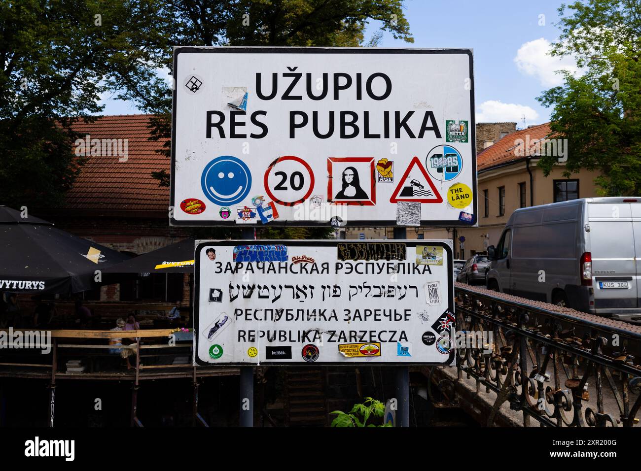 Lithuania vilnius uzupio uzupis hi-res stock photography and images - Alamy