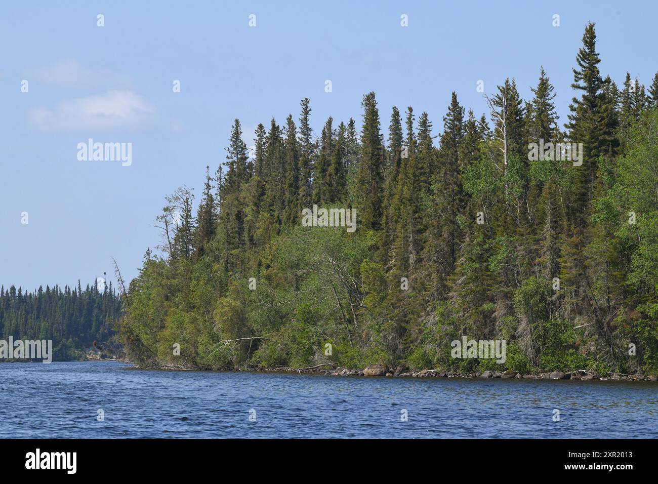 Lake Mistassini is the largest freshwater lake in the province of ...