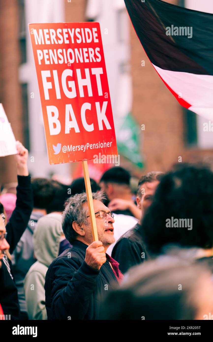 Peaceful Anti Racist March to protect Asylum Link in Liverpool on the 7 ...