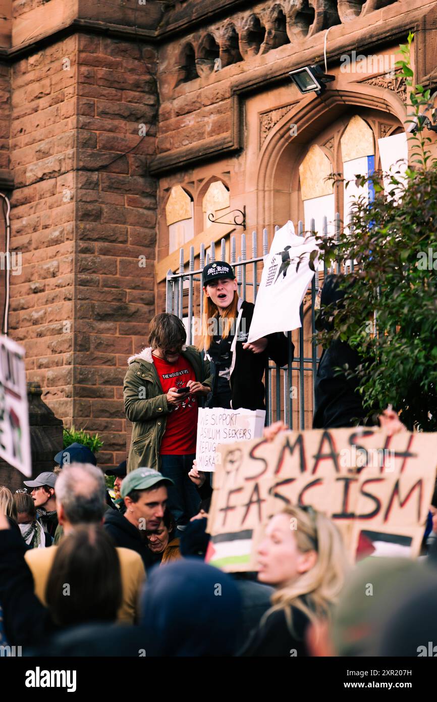 Peaceful Anti Racist March to protect Asylum Link in Liverpool on the 7 ...
