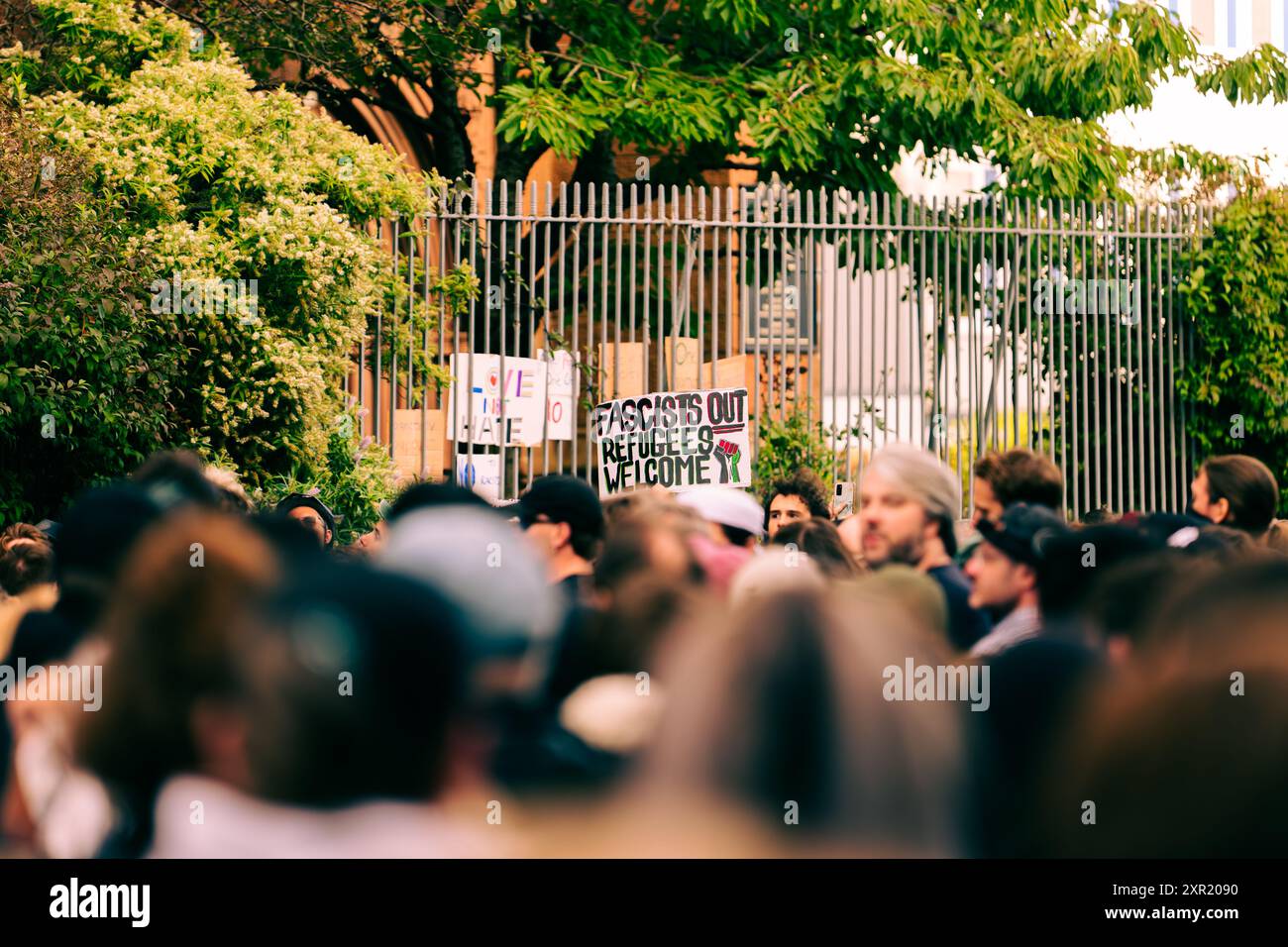 Peaceful Anti Racist March to protect Asylum Link in Liverpool on the 7 ...