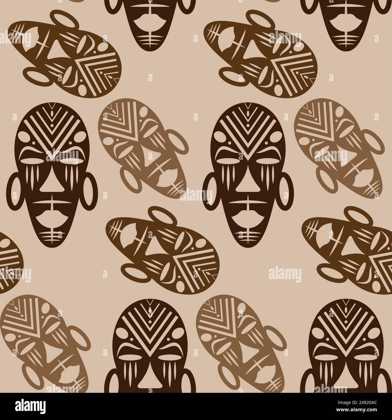 Maya head mask Stock Vector Images - Alamy