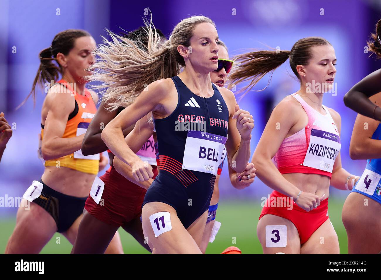 Paris, France, 8 August, 2024. Georgia Bell of Great Britain competes ...