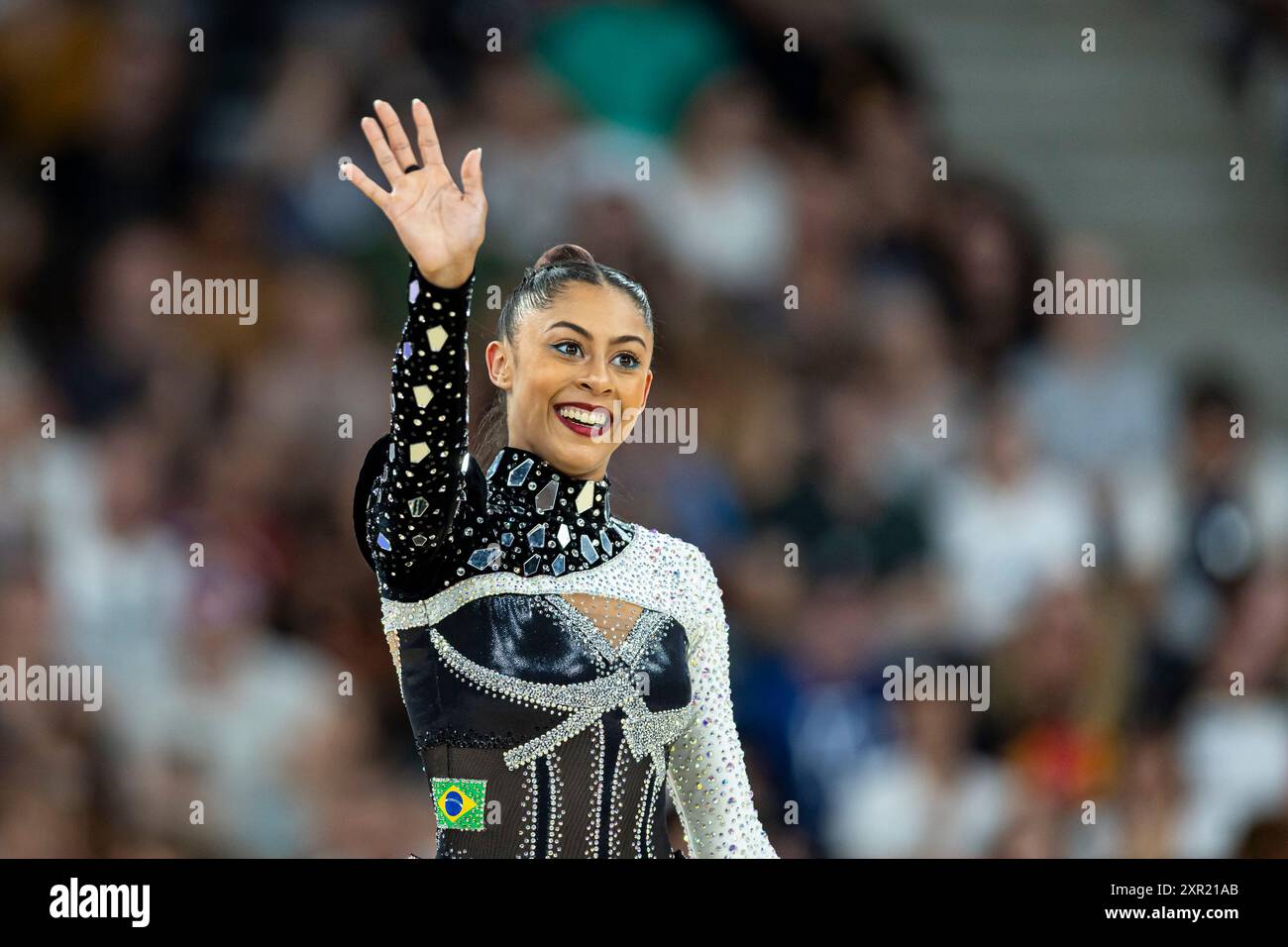 Paris, France. 08th August 2024. Olympic Games, rhythmic gymnastics ...