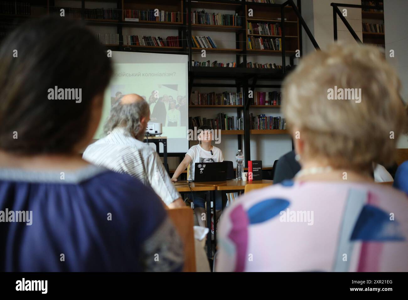 Odessa, Ukraine. 08th Aug, 2024. The audience seen listening to the ...