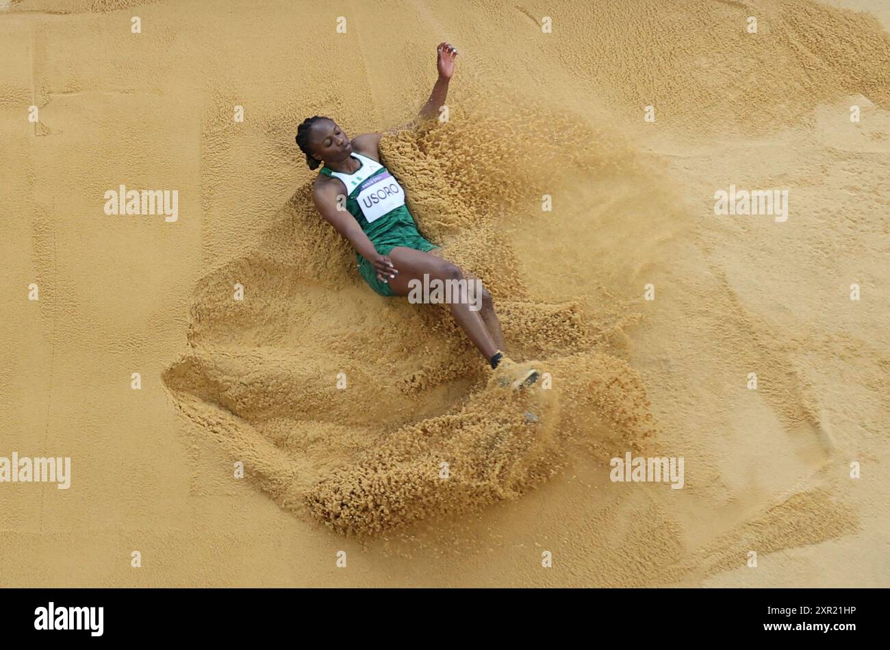 Paris, France. 8th Aug, 2024. Ruth Usoro of Nigeria competes during the ...