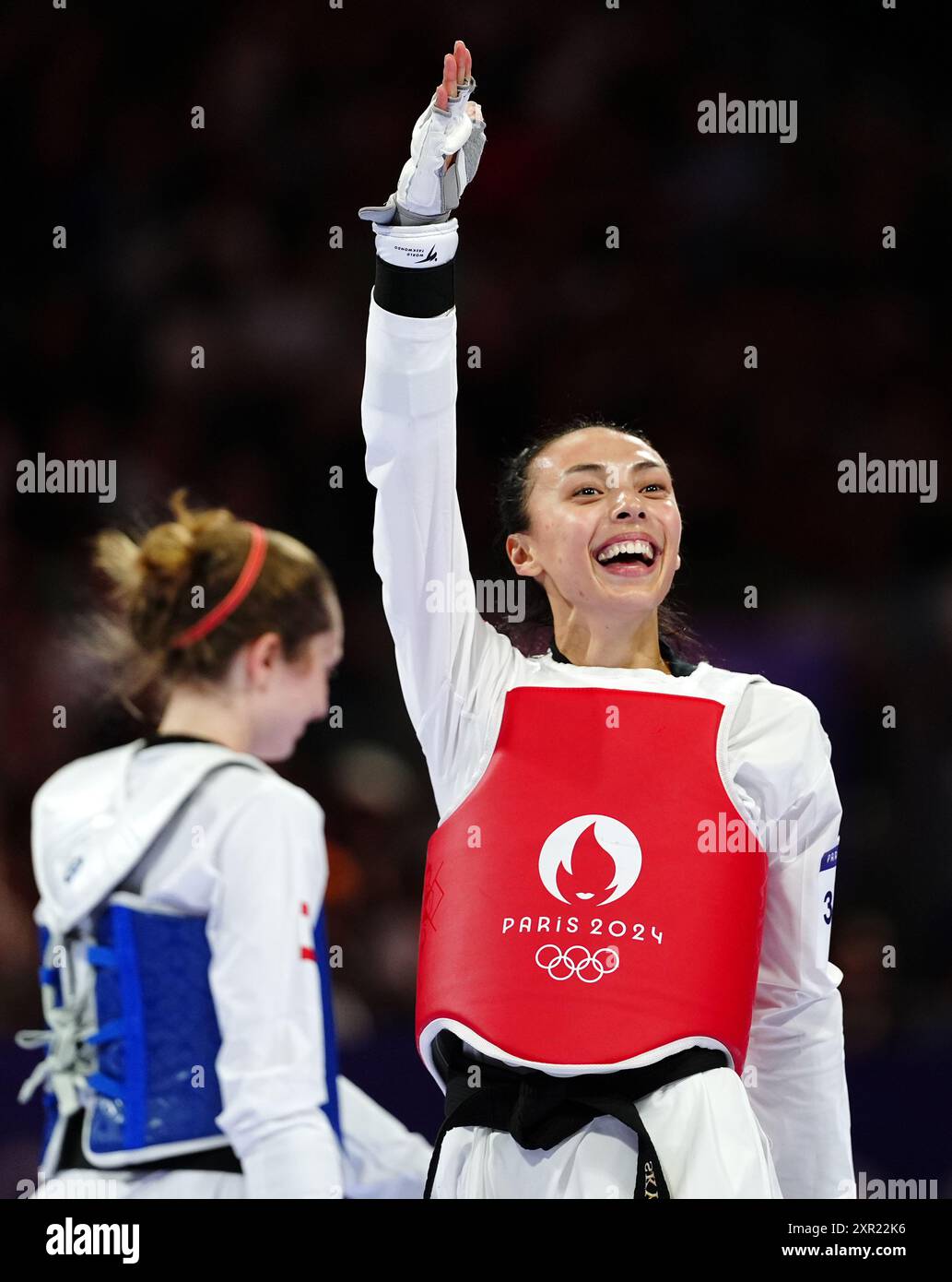 Canada's Skylar Park (left) following her Women's Taekwondo -57kg ...