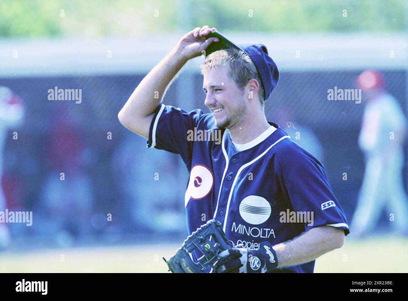 Baseball, Pioniers, player van der Poel, H'dorp, Hoofddorp, The ...