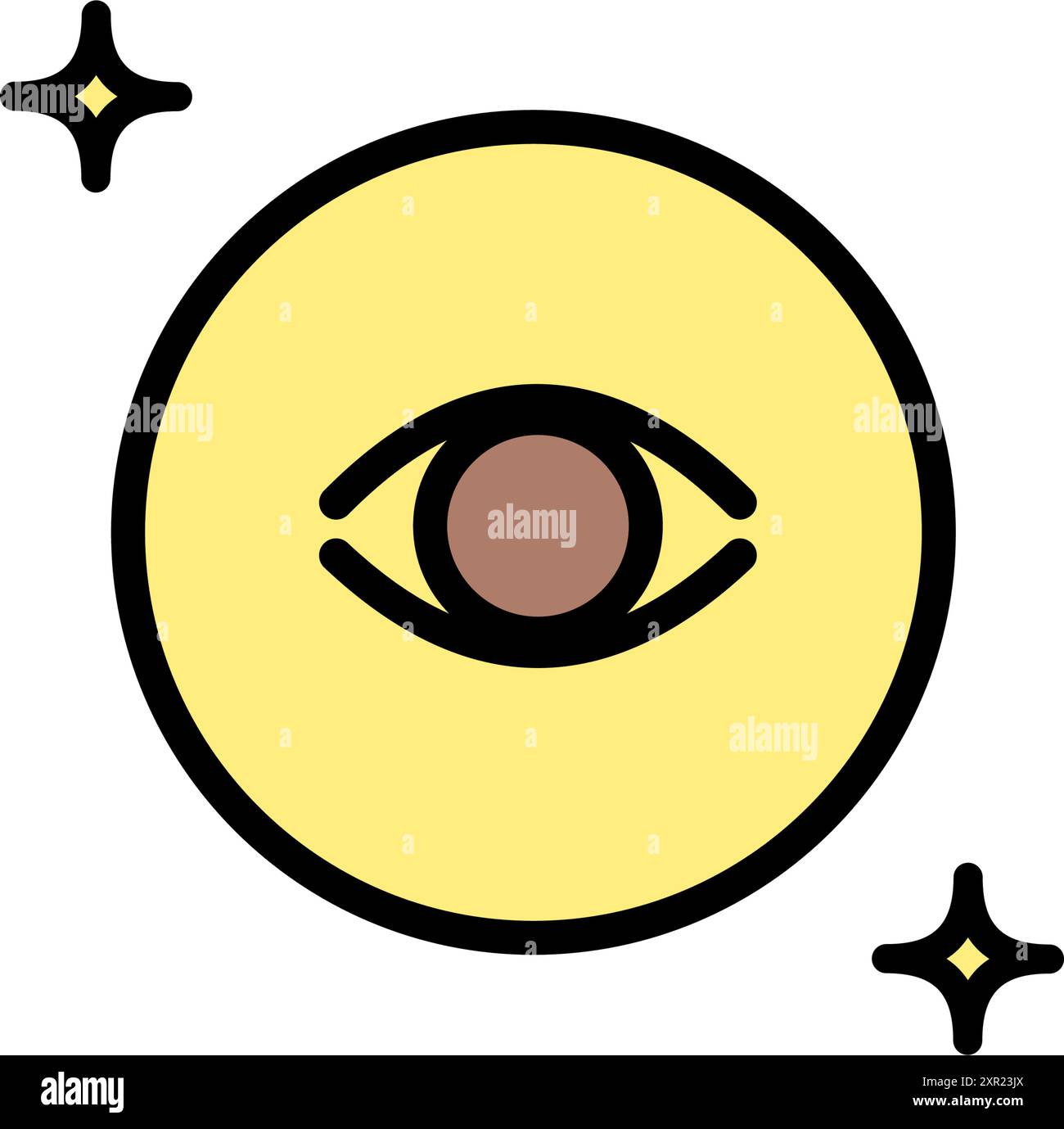 Eye color icon. Vision vector logo. Vector Illustration isolated on ...
