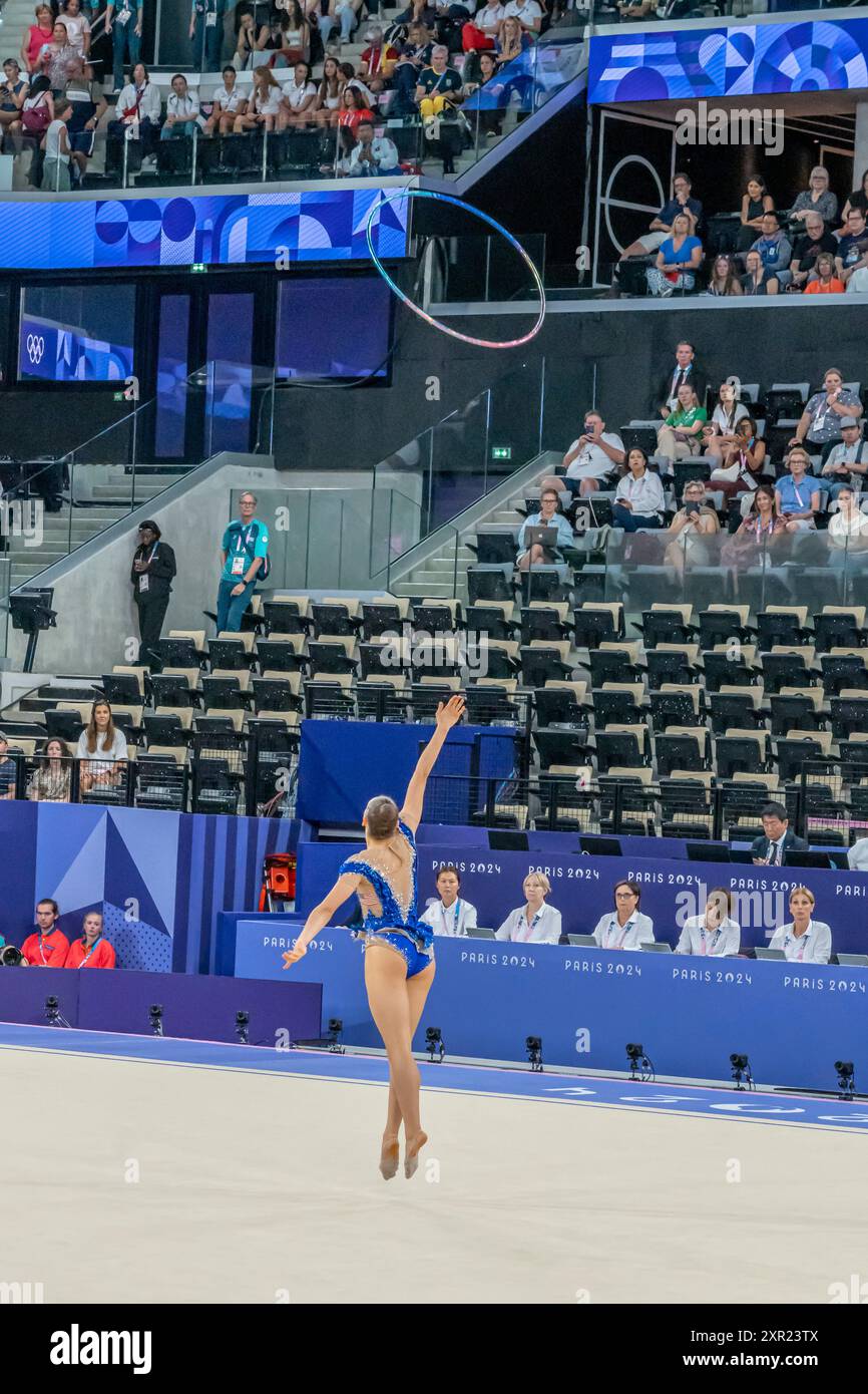 Paris, France - 08 08 2024: Olympic Games Paris 2024. View of wommen's ...