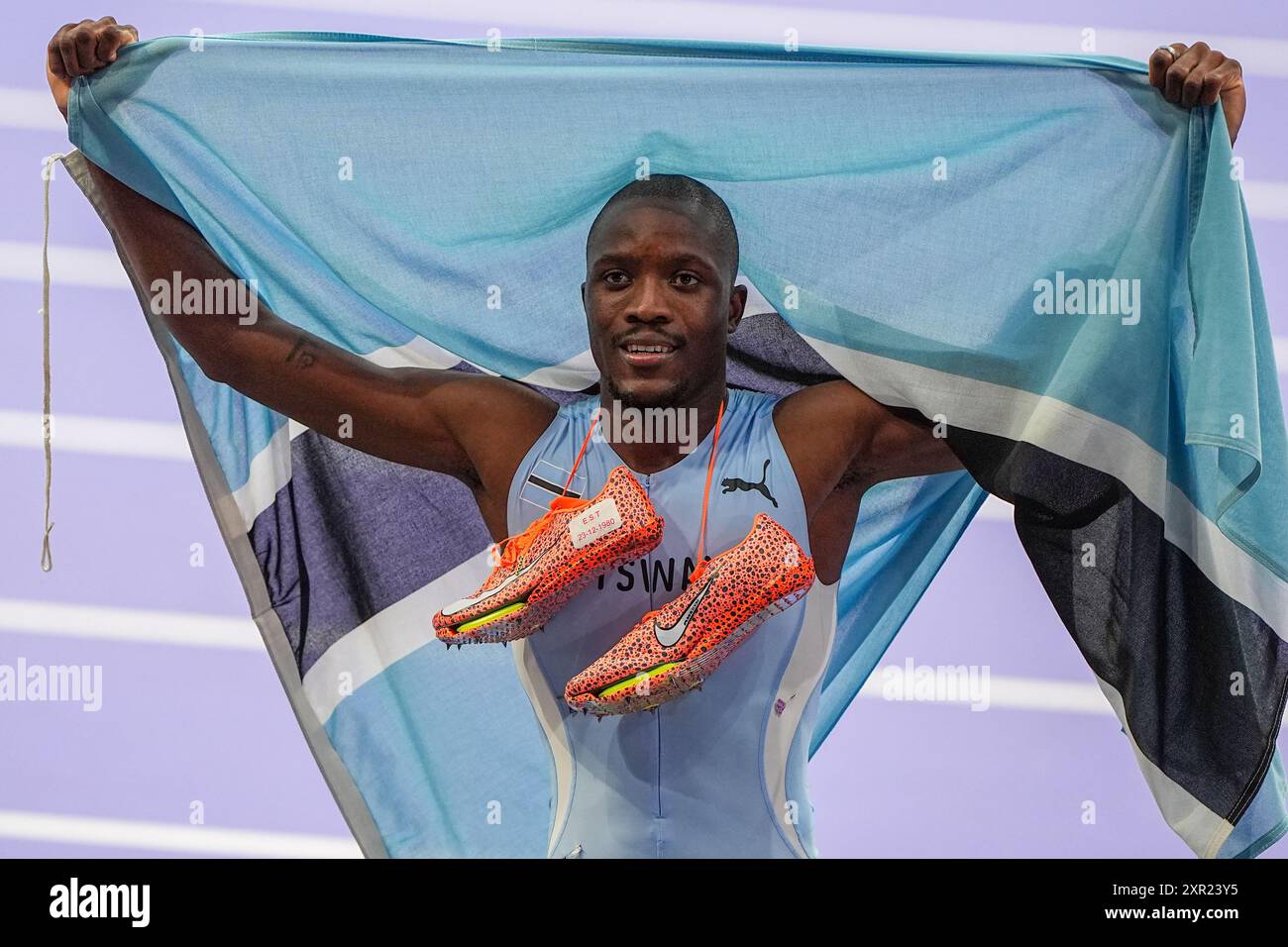 Paris, France. 08th Aug, 2024. PARIS, FRANCE - AUGUST 8: Leslie Tebogo ...