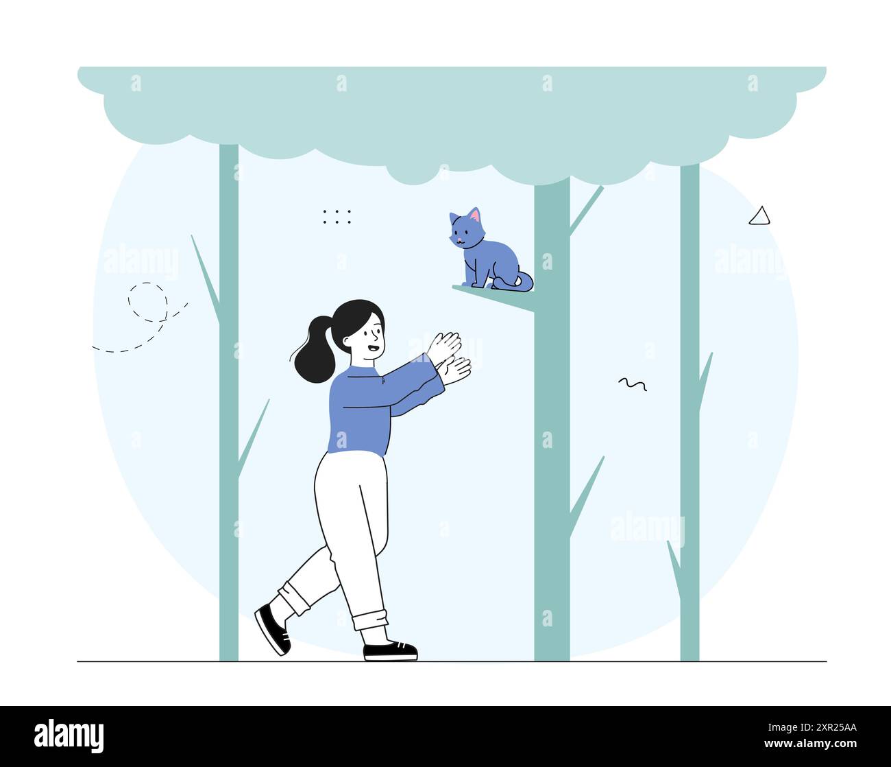 Child stuck accident Stock Vector Images - Alamy