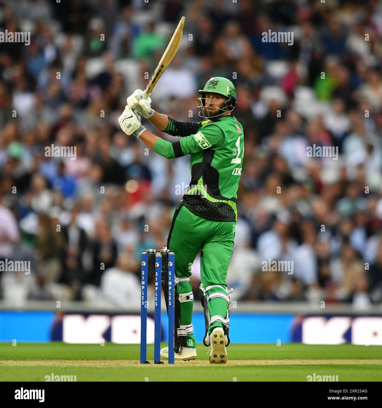 London, England. 8th Aug 2024. James Vince bats during The Hundred ...