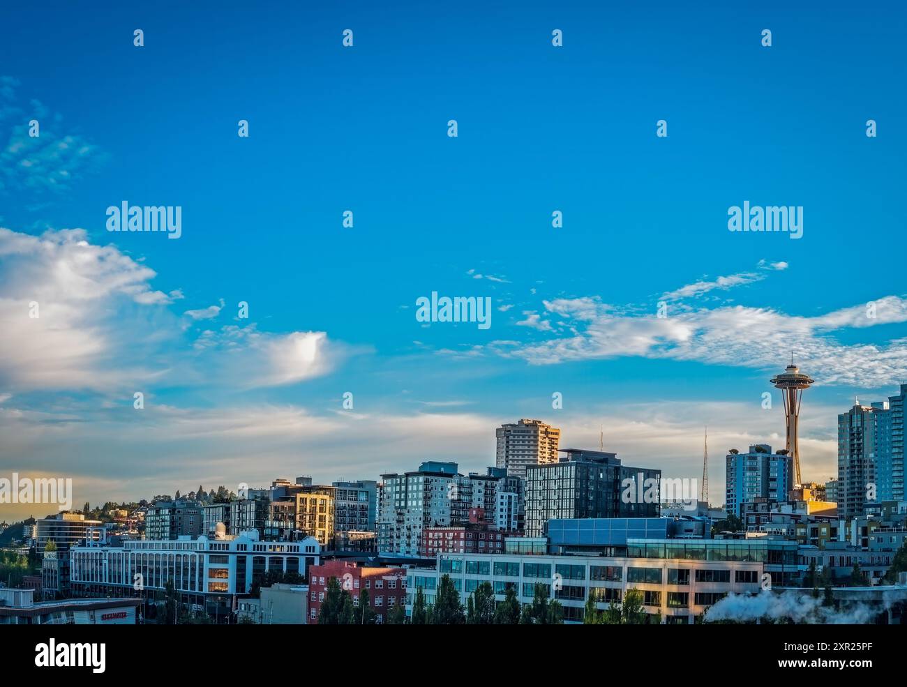 Seattle view at sunrise hi-res stock photography and images - Alamy