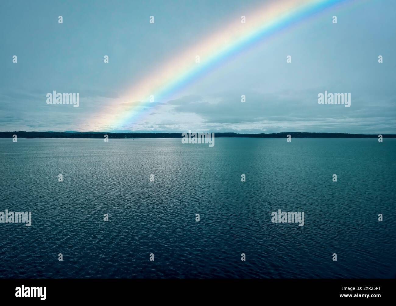 Rainbow by the sea hi-res stock photography and images - Alamy
