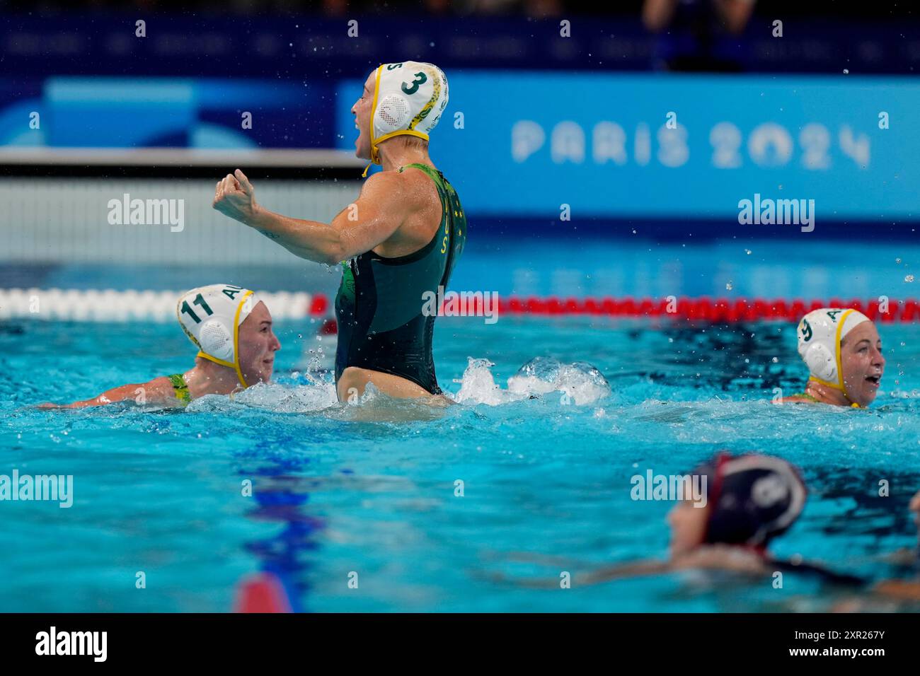 Australia's Elle Armit celebrates after winning on penalty shoot out ...