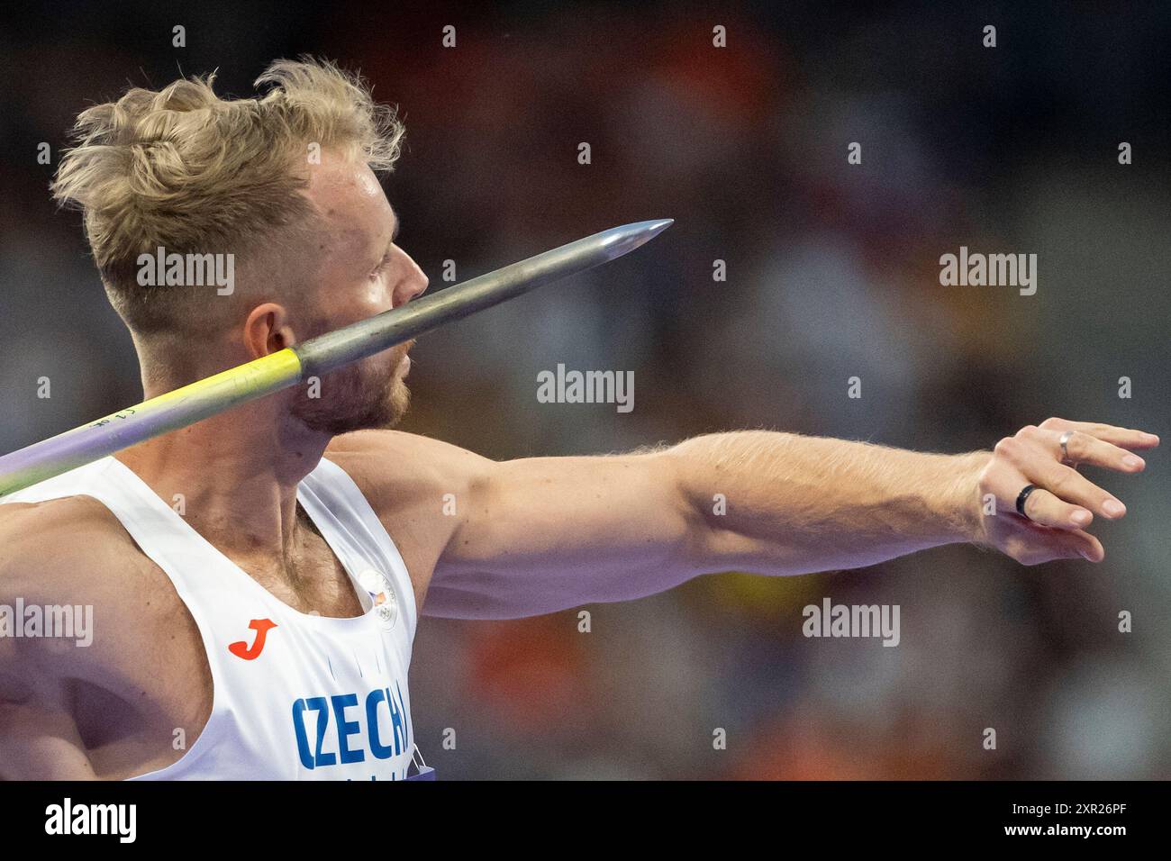 Paris, France. 08th Aug, 2024. Jakub Vadlejch of Czech Republic ...