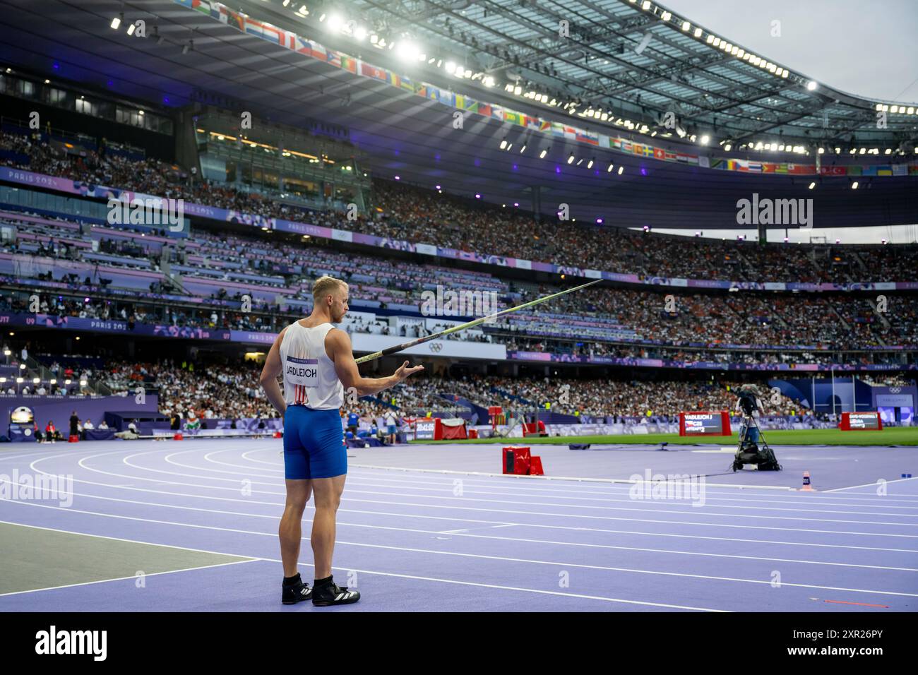 Paris, France. 08th Aug, 2024. Jakub Vadlejch of Czech Republic ...