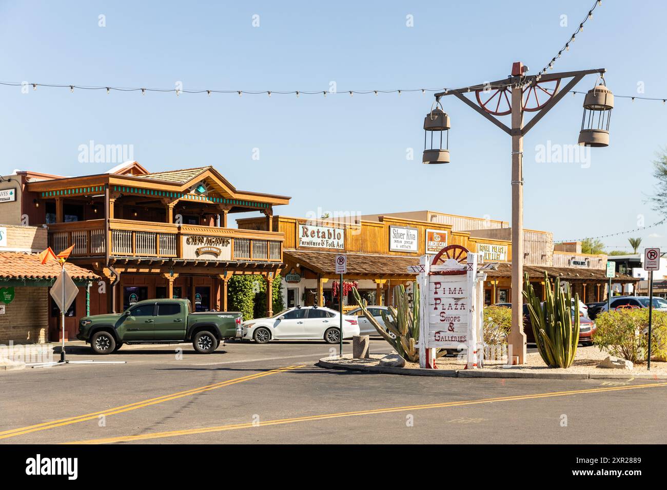 Old Town Scottsdale is famous for their shopping, art galleries ...