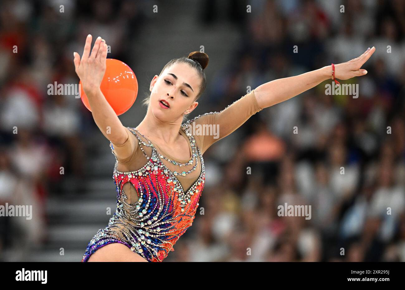 Paris, France. 8th Aug, 2024. Daria Atamanov of Isreal competes during ...