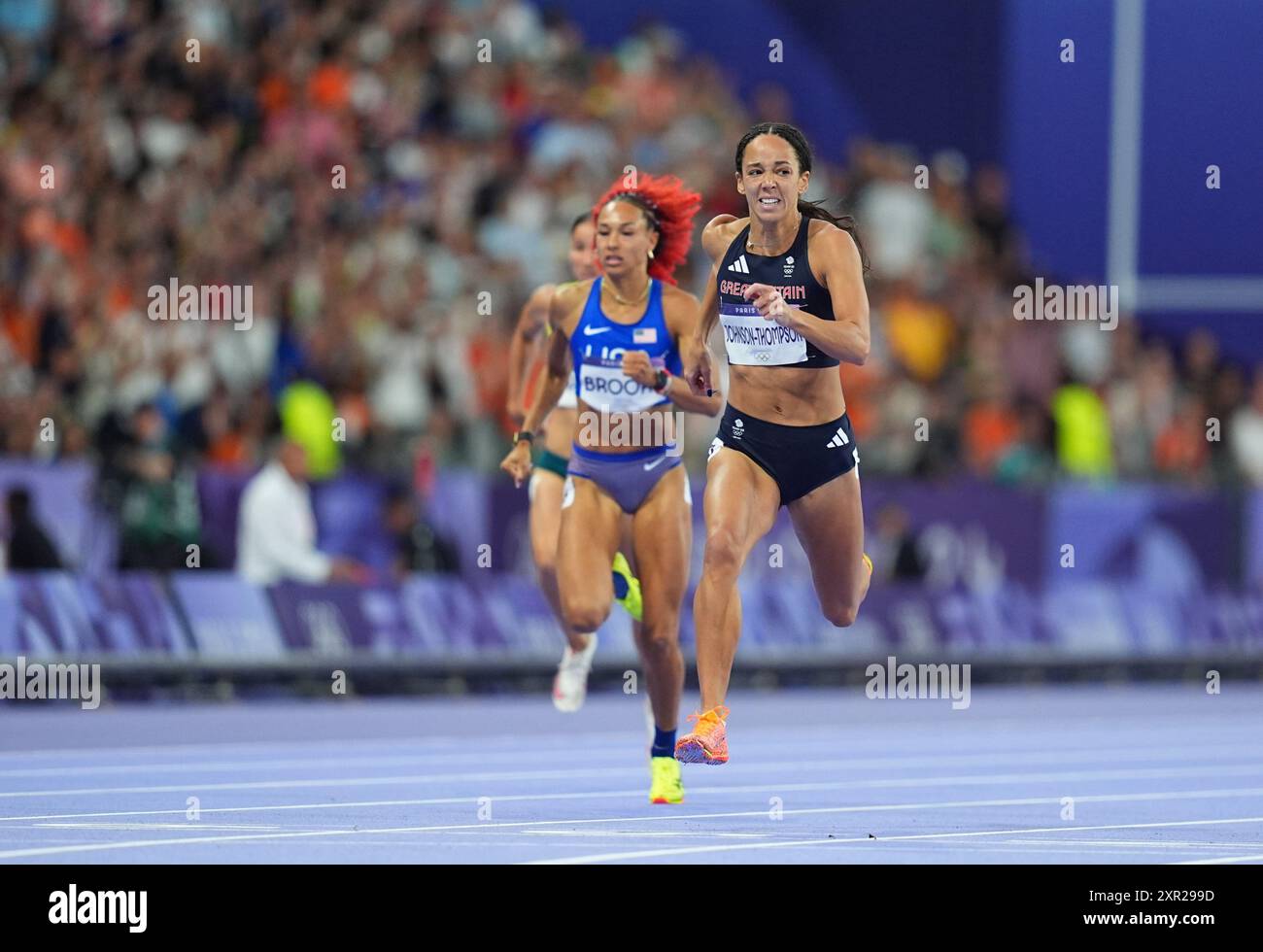 August 08 2024: Katarina Johnson-Thompson (Great Britain) competes ...