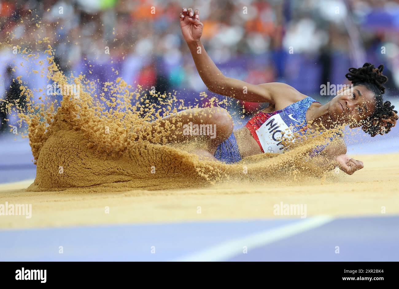 Paris, France. 8th Aug, 2024. Monae' Nichols of the United States ...