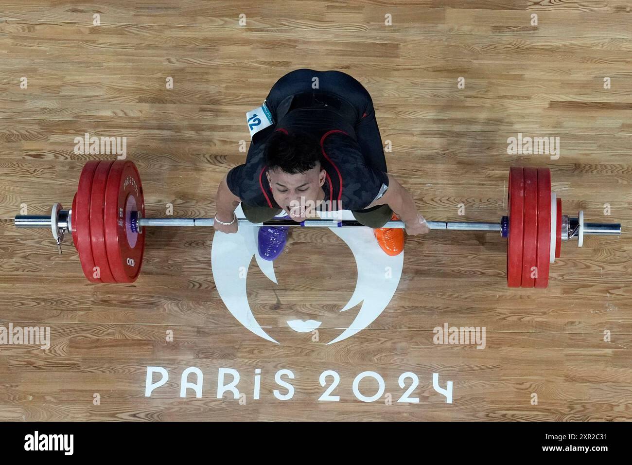 Rizki Juniansyah of Indonesia competes during the men's 73kg ...