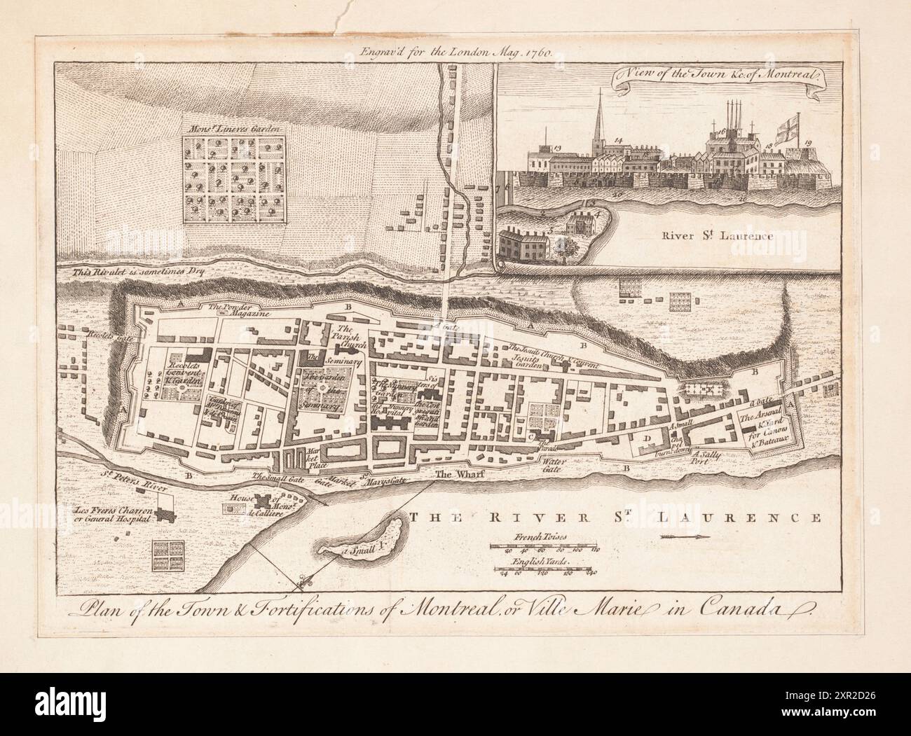 Map of quebec 1700s hi-res stock photography and images - Alamy