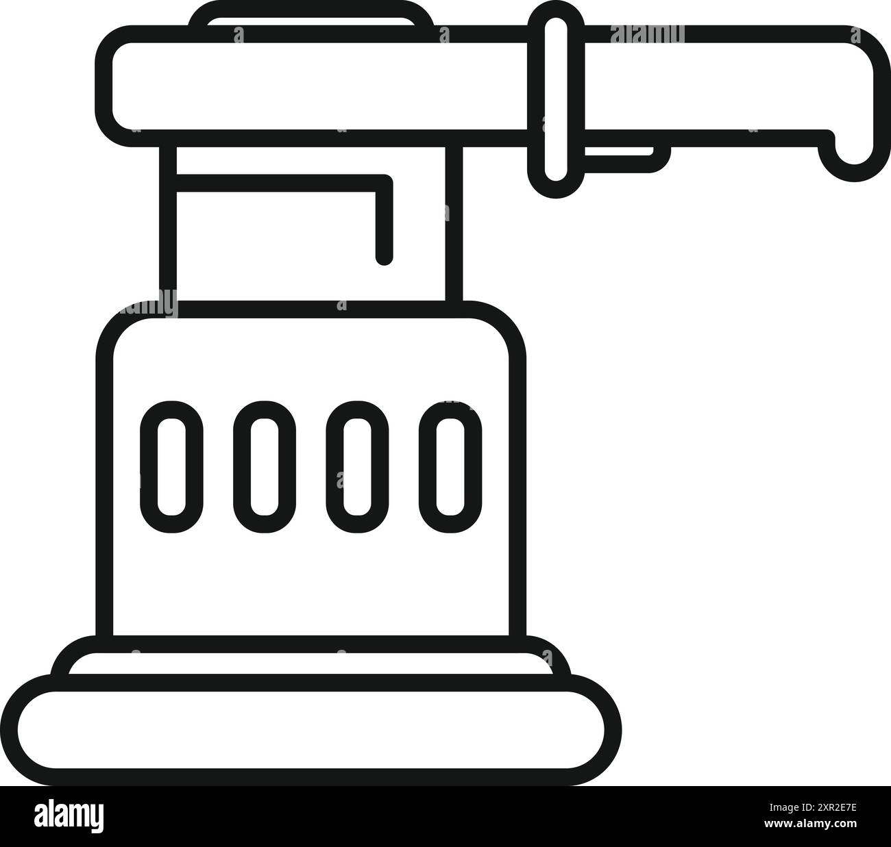 Electric belt sander for sanding wood and other materials Stock Vector ...
