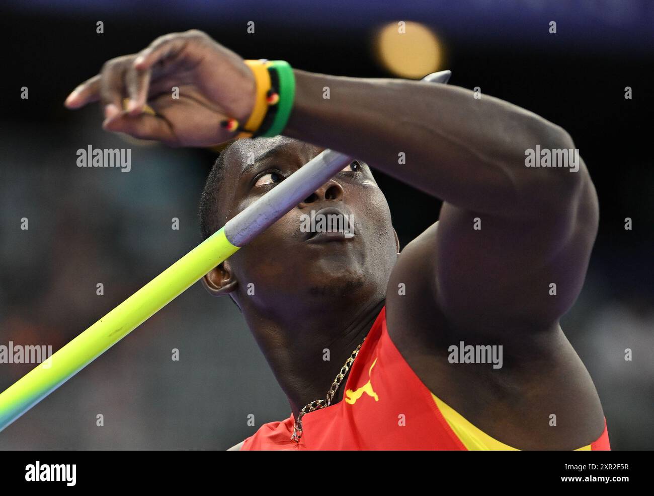 Paris, France. 8th Aug, 2024. Anderson Peters of Grenada competes ...