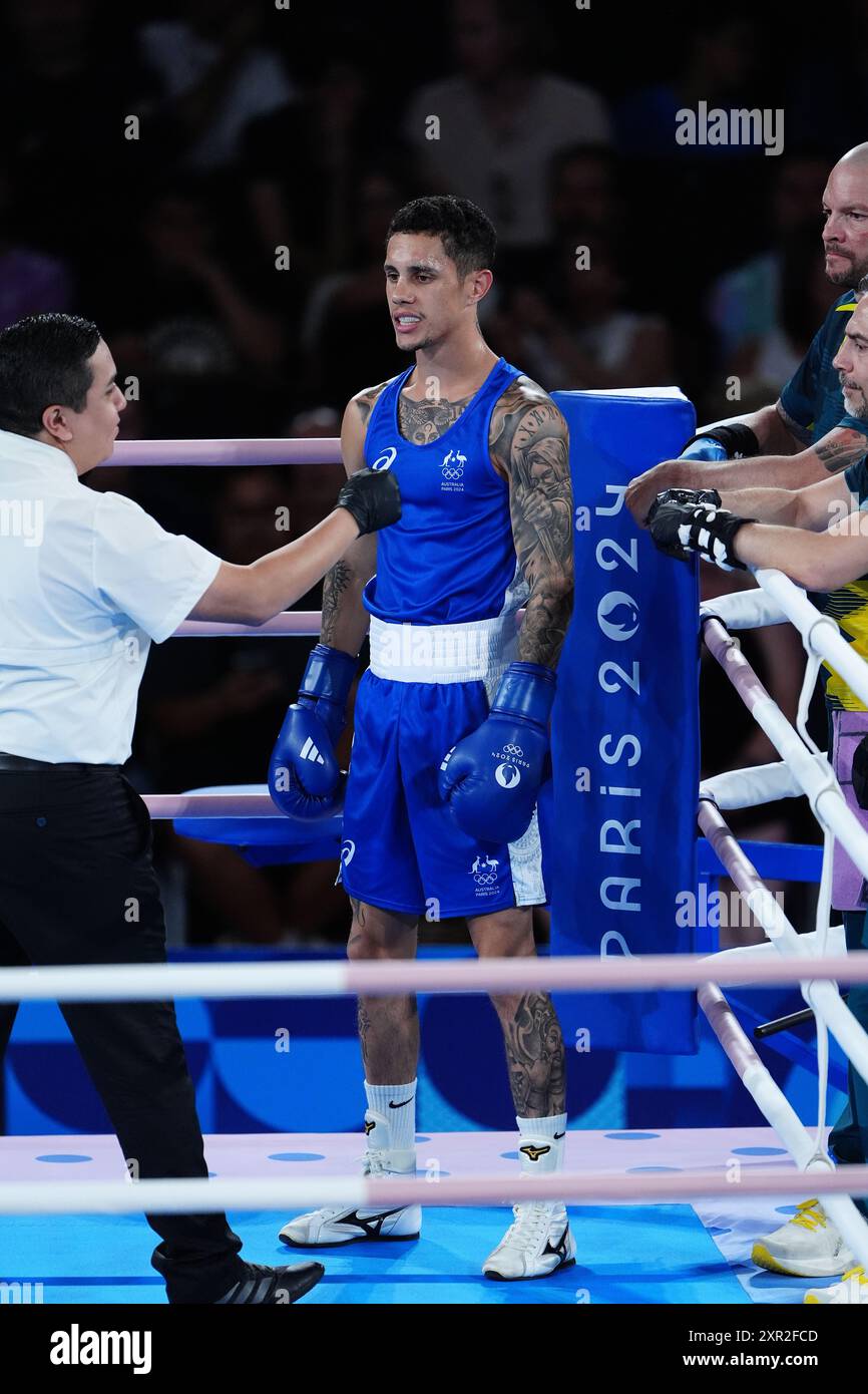 Australia’s Charlie Senior before his bout against Uzbekistan’s ...