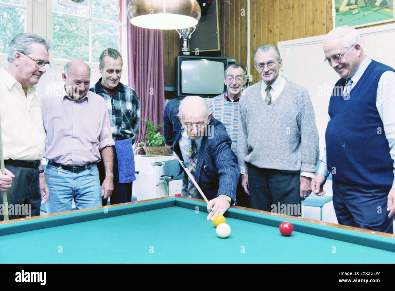 Piet schoone billiards tournament santpoort hi-res stock photography ...