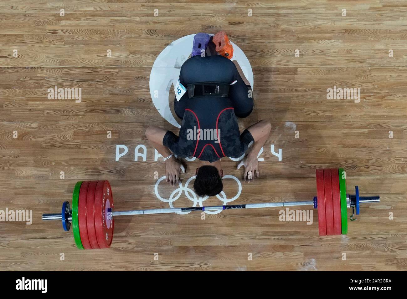 Rizki Juniansyah of Indonesia celebrates after finishing first to win ...