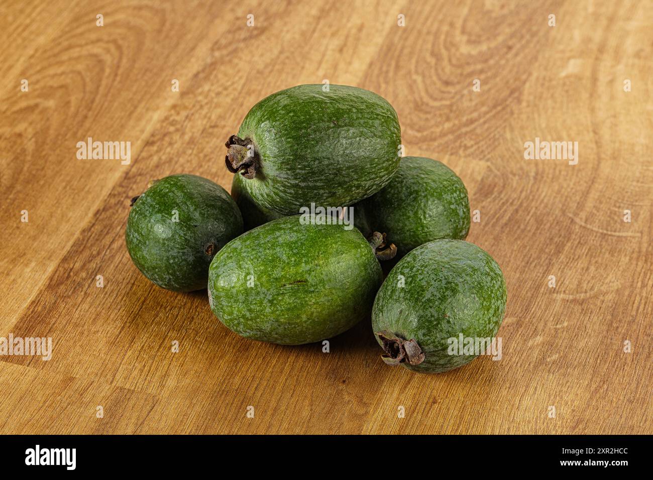 Fresh sweet juicy ripe feijoa exotic fruit Stock Photo - Alamy