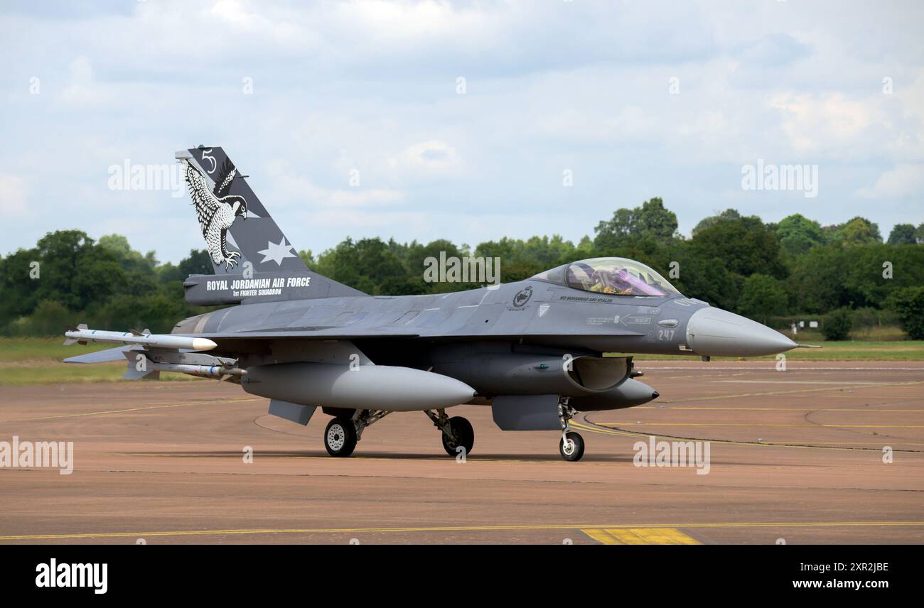 Royal Jordanian Air Force F-16AM Fighting Falcon on arrival at the ...