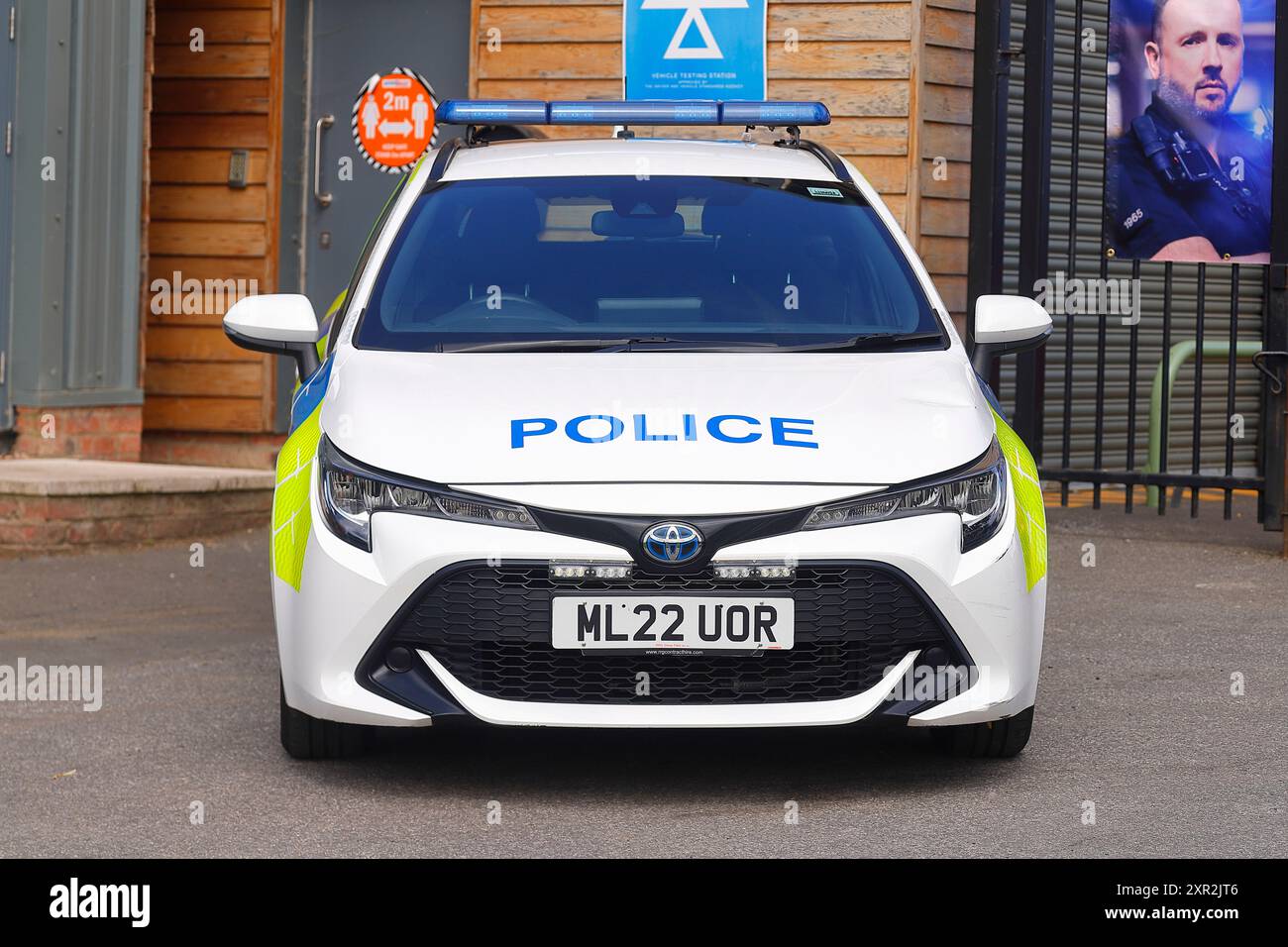 Toyota police car parked at The Motorist during the Cops & Cars event ...