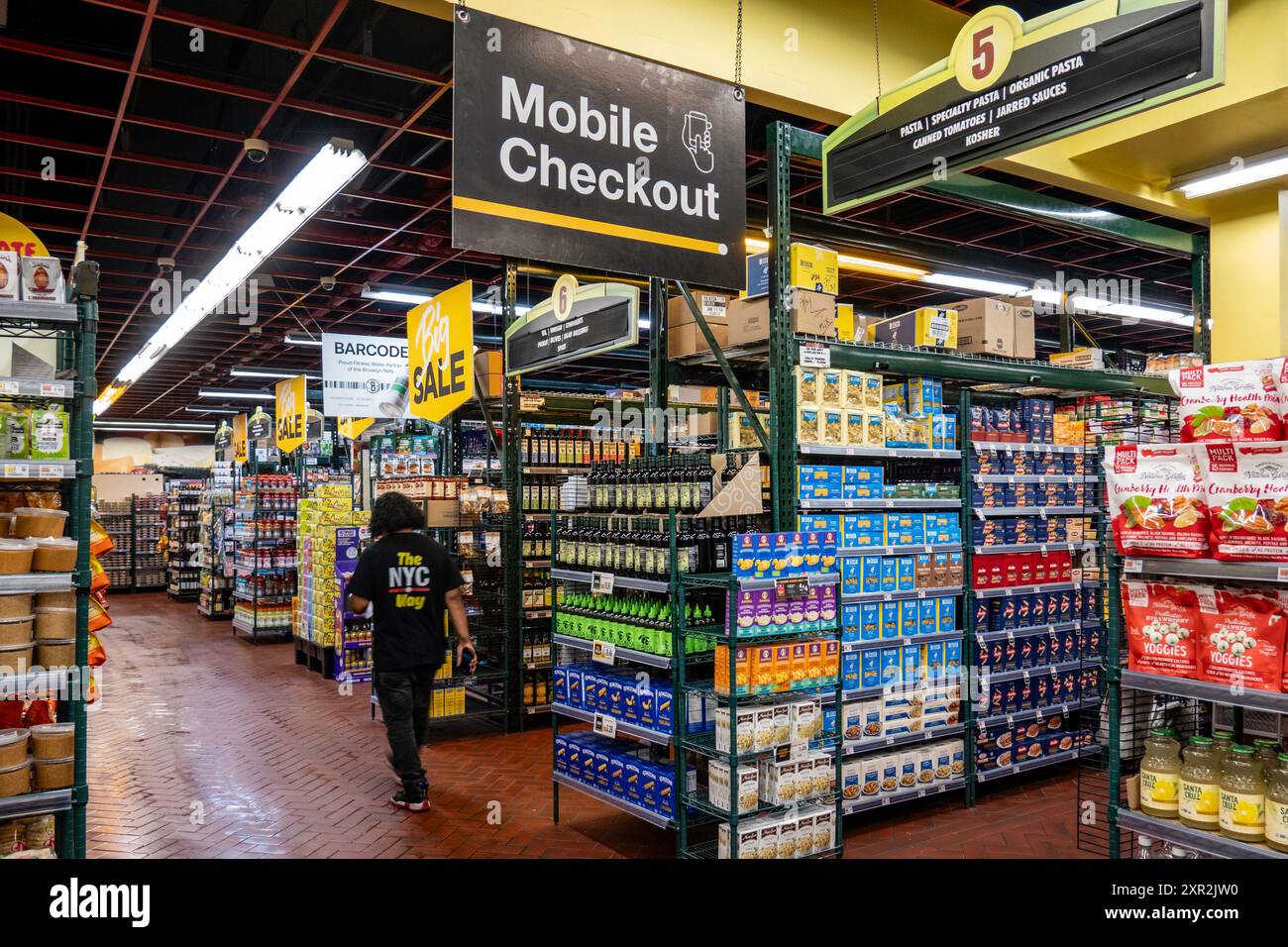 Grocery Store Aisle Signs